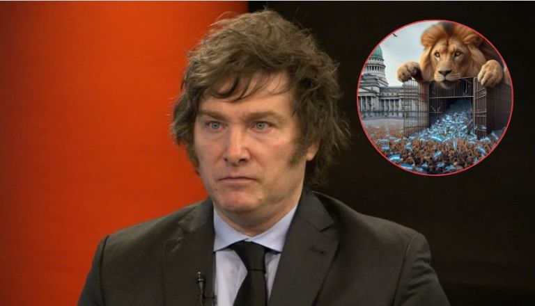 El confuso meme que compartió Javier Milei: "¿Están entrando a la jaula ...