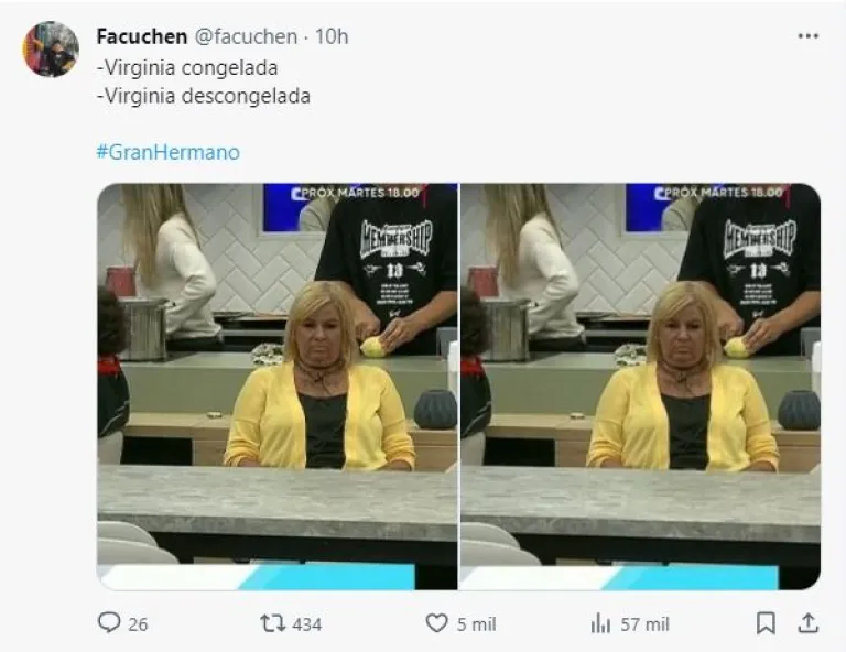 ¡Mirá los mejores memes del primer "Congelados" en la casa de GH ...