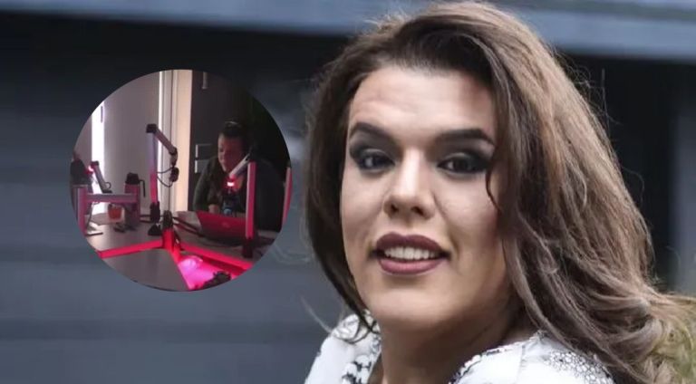 Costa se quedó dormida en el programa radial de del Moro y el video se ...